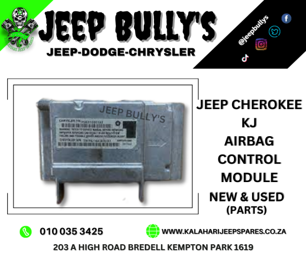 JEEP CHEROKEE KJ AIRBAG CONTROL MODULE - Auto Body - Western Cape